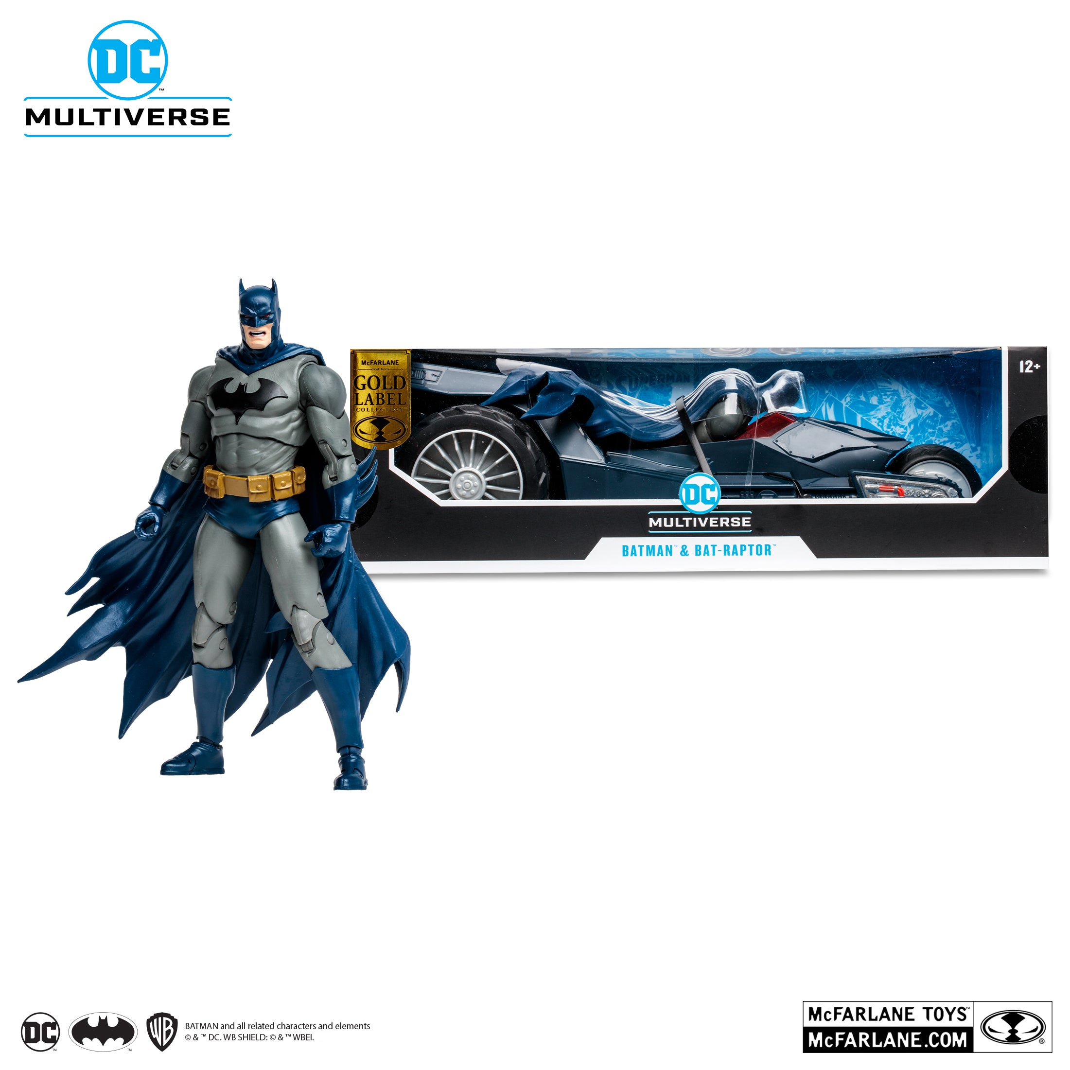 McFarlane Toys DC Multiverse Batman who Laughs Batman & Bat-Raptor [Go ...