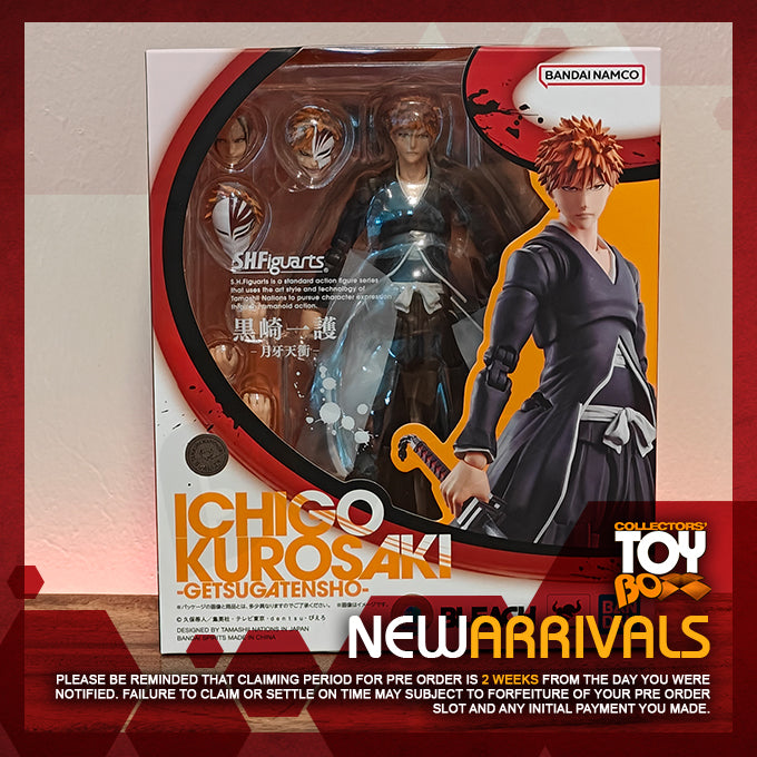 SH Figuarts Bleach - Ichigo Kurosaki (Getsugatensho) – Collectors Toy Box