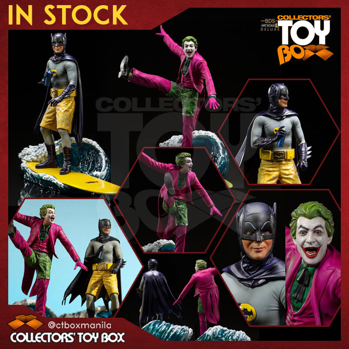 [BUNDLE] Iron Studios Art Scale 1/10 DC Batman 1966 Batman + Joker ...