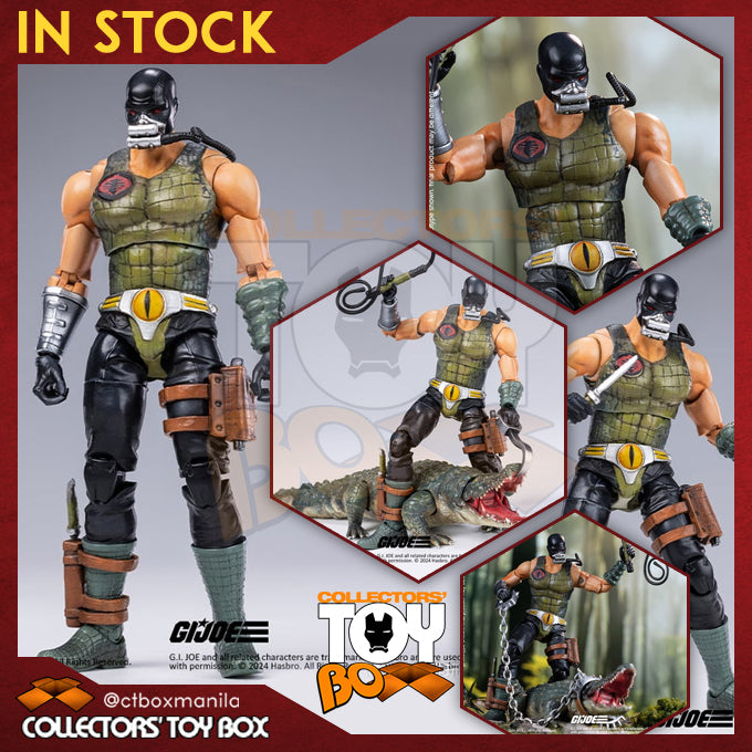 Hiya Toys 1/18 Exquisite Mini GI Joe Croc Master – Collectors Toy Box