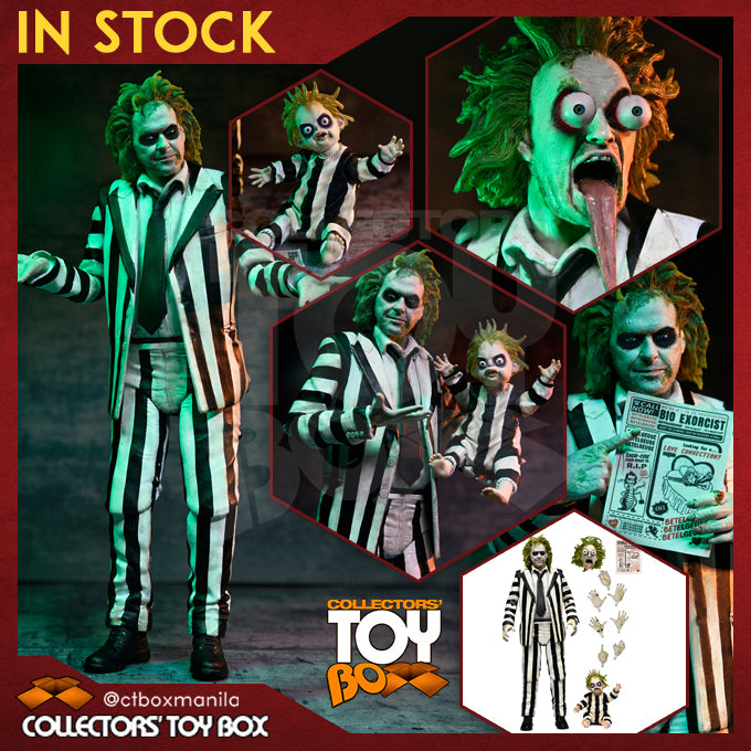 Neca Ultimate Beetlejuice - Striped Suit Beetlejuice – Collectors Toy Box