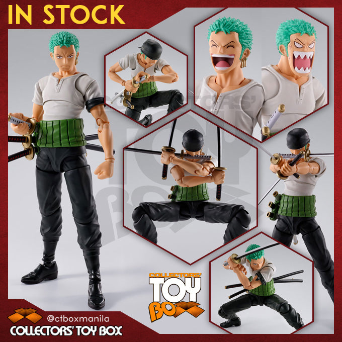 SH Figuarts One Piece - Roronoa Zoro (Romance Dawn) – Collectors Toy Box
