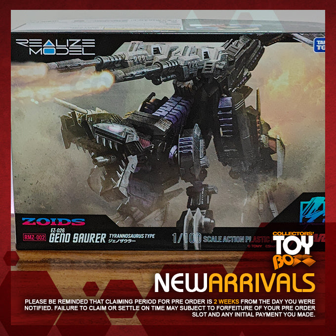 Takara Tomy Realize Model RMZ-002 Zoids - Geno Saurer [Model Kit] – Collectors Toy Box
