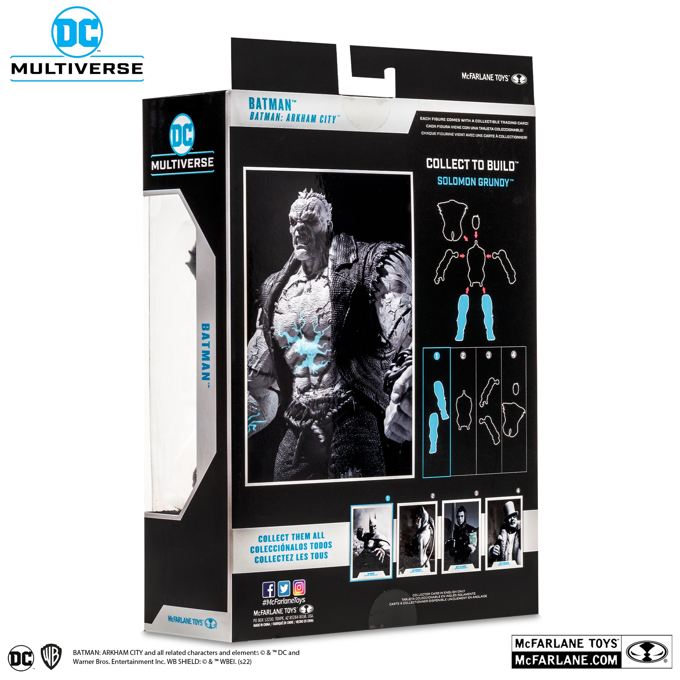 [BUNDLE] McFarlane Toys DC Multiverse Batman Arkham City Solomon Grund – Collectors Toy Box